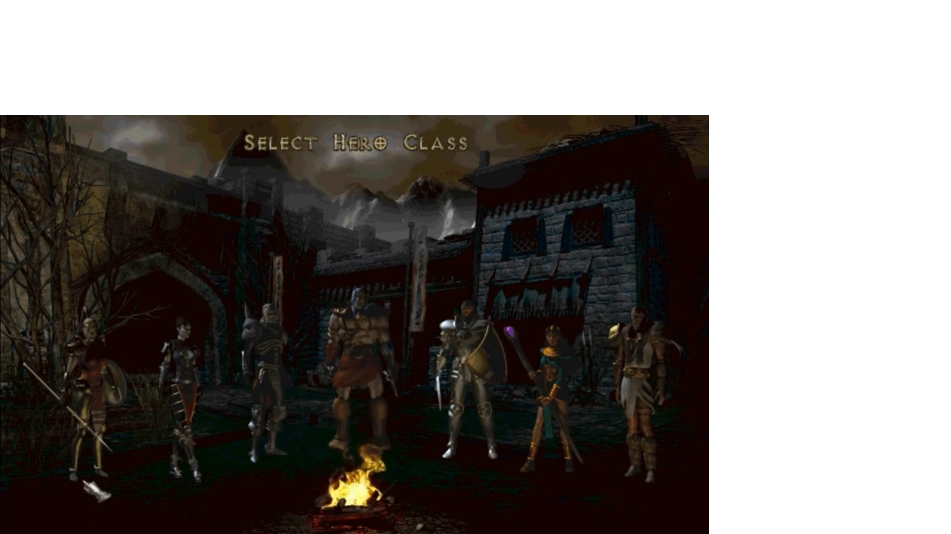 Diablo 2 Character Screen - systemball